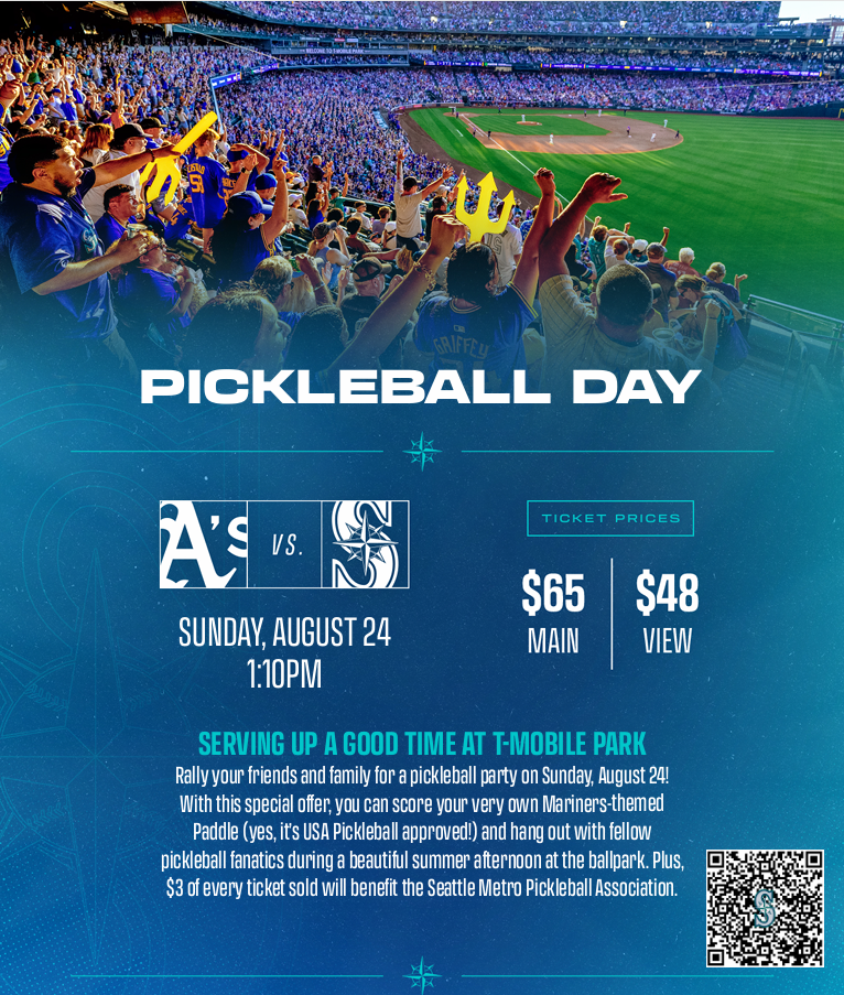 Pickleball Calendar for the Greater Seattle Area