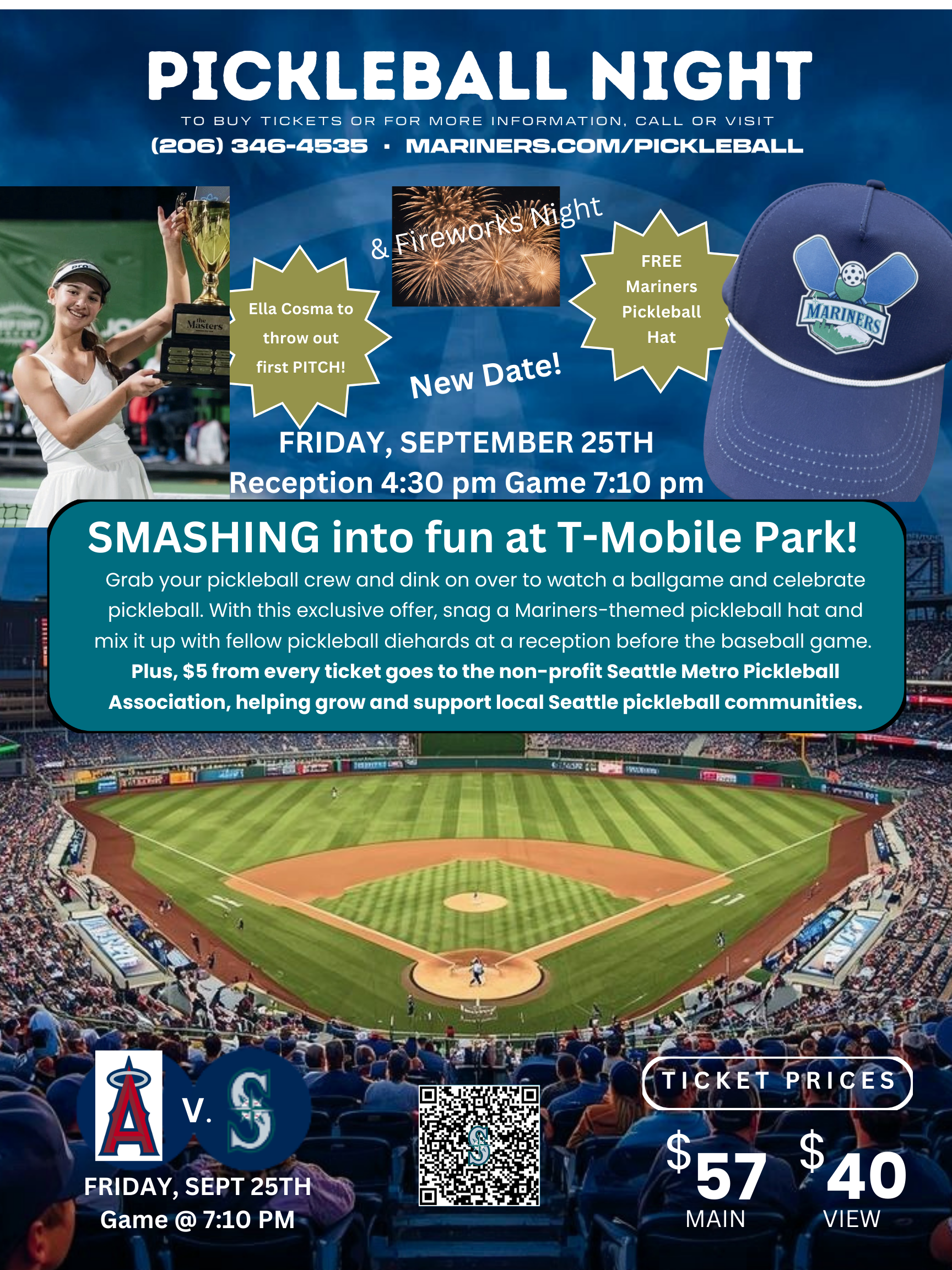 Pickleball Calendar for the Greater Seattle Area
